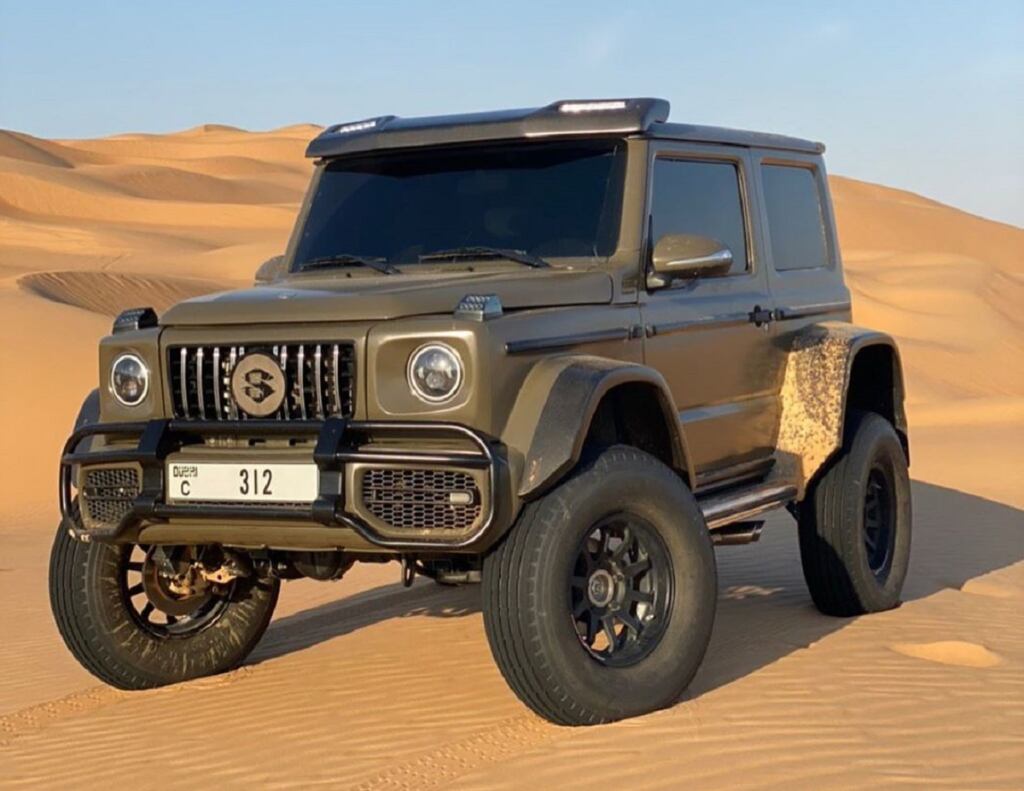 Suzuki Jimny: un esemplare ispirato al Mercedes-AMG G 63 conquista il ...